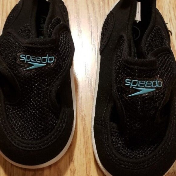 Speedo | Shoes | Speedo Babytoddler Water Swim Shoes Size 56 Black ...